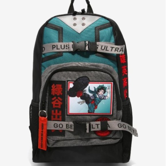 Hot Topic | Bags | My Hero Academia Deku Costume Builtup Backpack Nwt ...